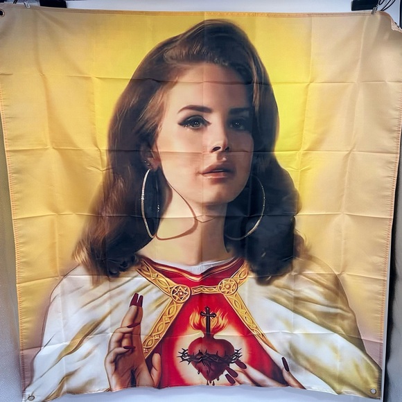 Wall Decor | Lana Del Rey Banner Flag 4x4ft | Poshmark